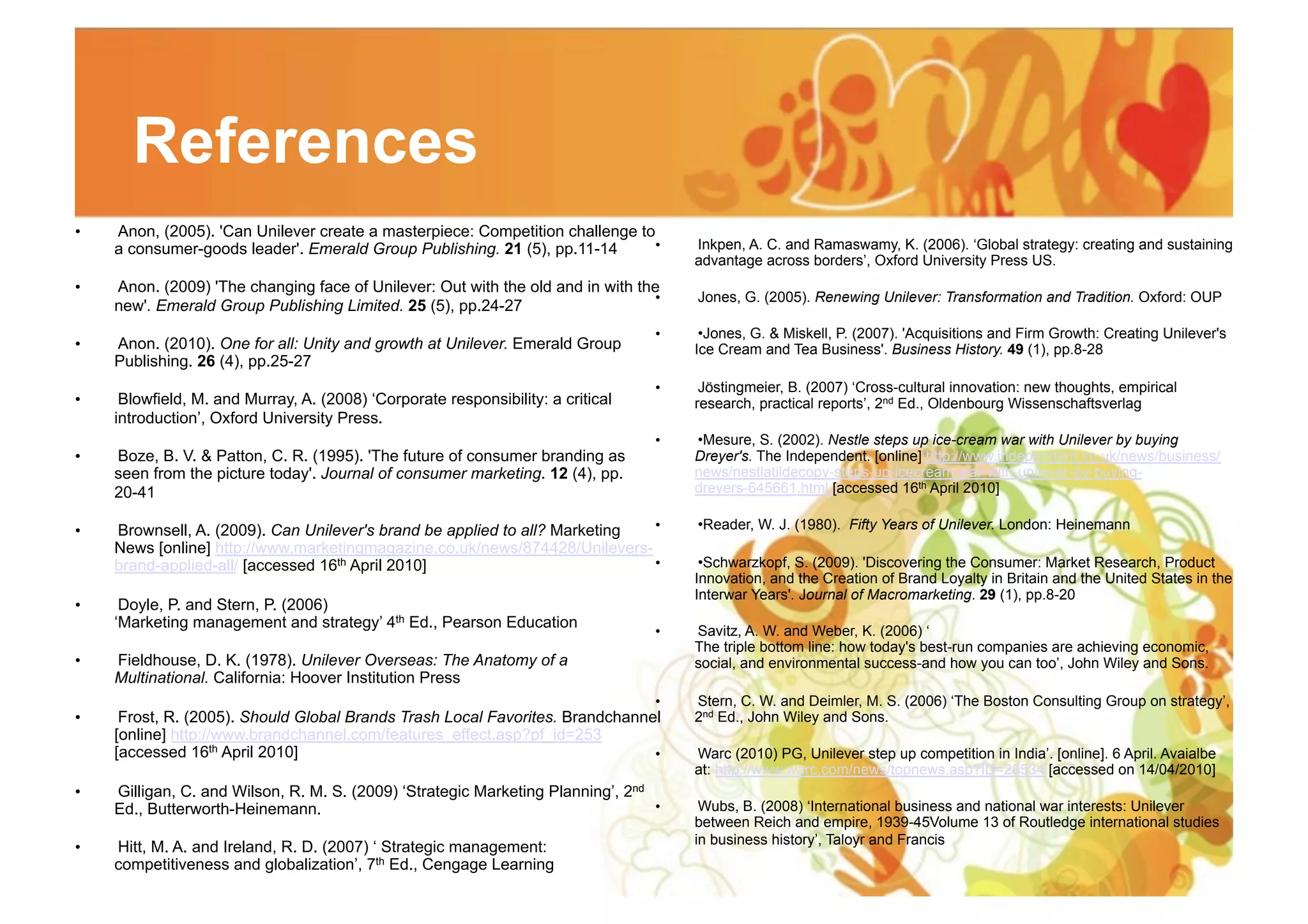 Unilever strategic marketing | PDF