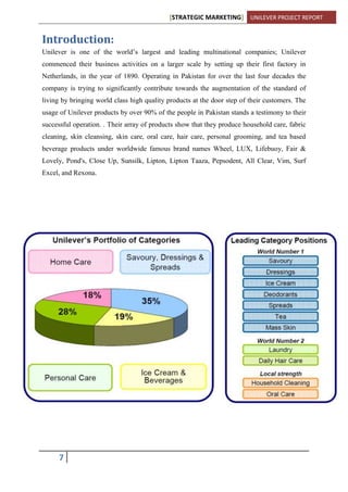 Unilever strategic marketing final project | DOCX