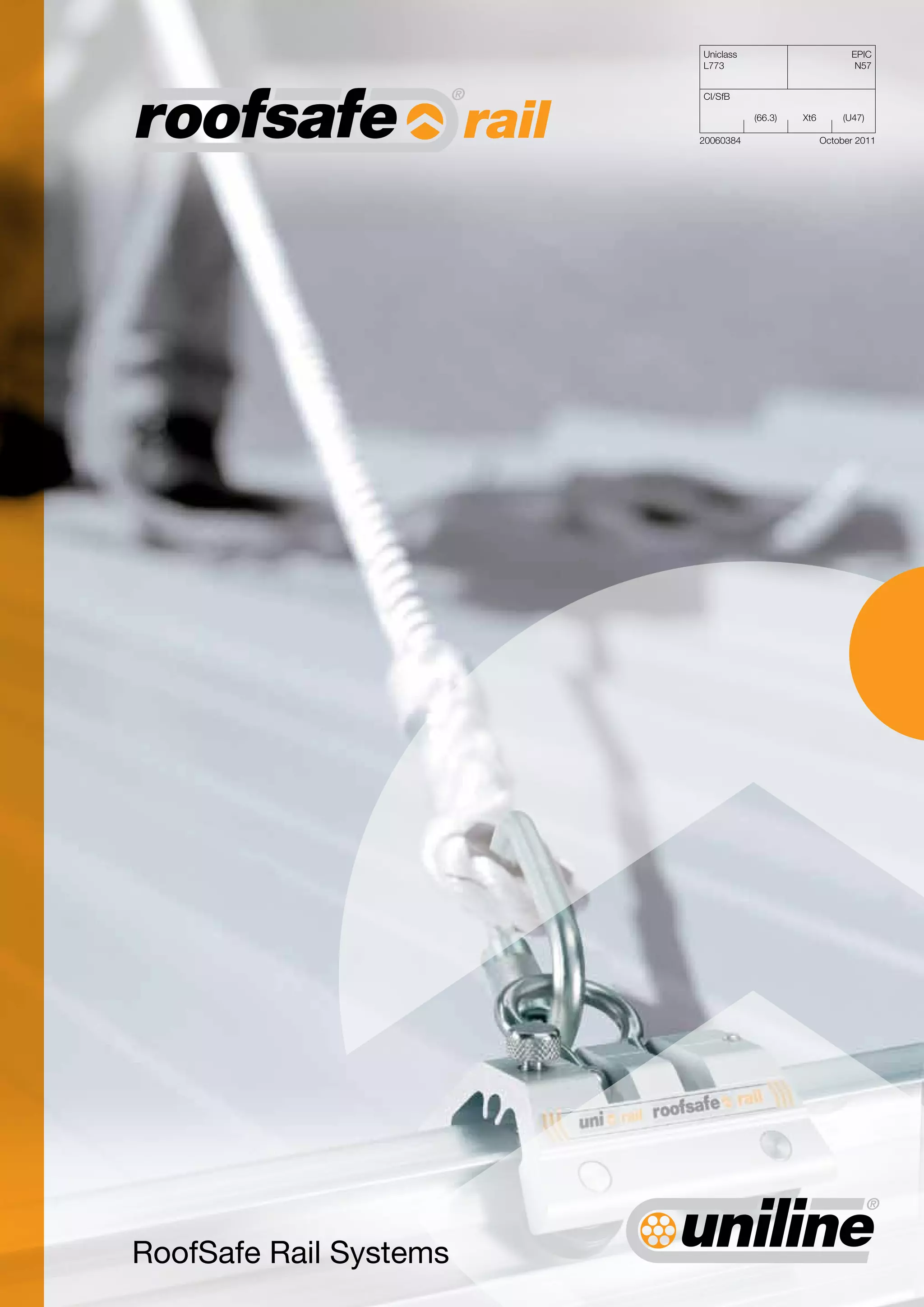 Uniline roofsafe-rail-bcr eng | PDF