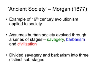 Unilinear Evolutionism | PPT