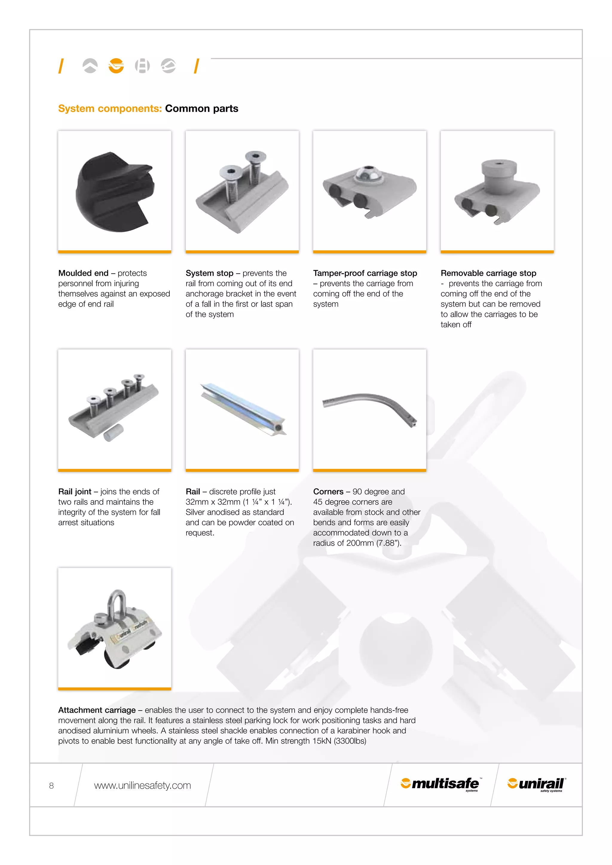 Uniline multisafe uni rail eng bcr | PDF