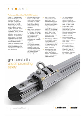 Uniline multisafe uni rail eng bcr | PDF