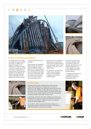 Uniline multisafe uni rail eng bcr | PDF
