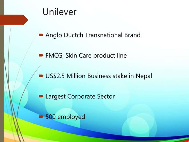 Agency problem in Unilever Nepal Limited | PPTX | Business | Business ...