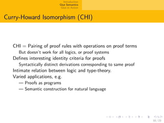 Glue Semantics for Proof Theorists | PDF