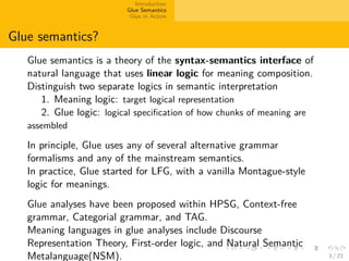 Glue Semantics for Proof Theorists | PDF