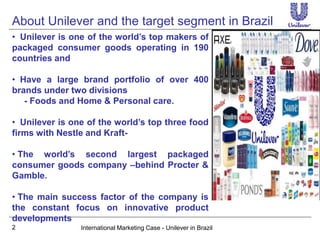 Unilever case presentation | PPTX