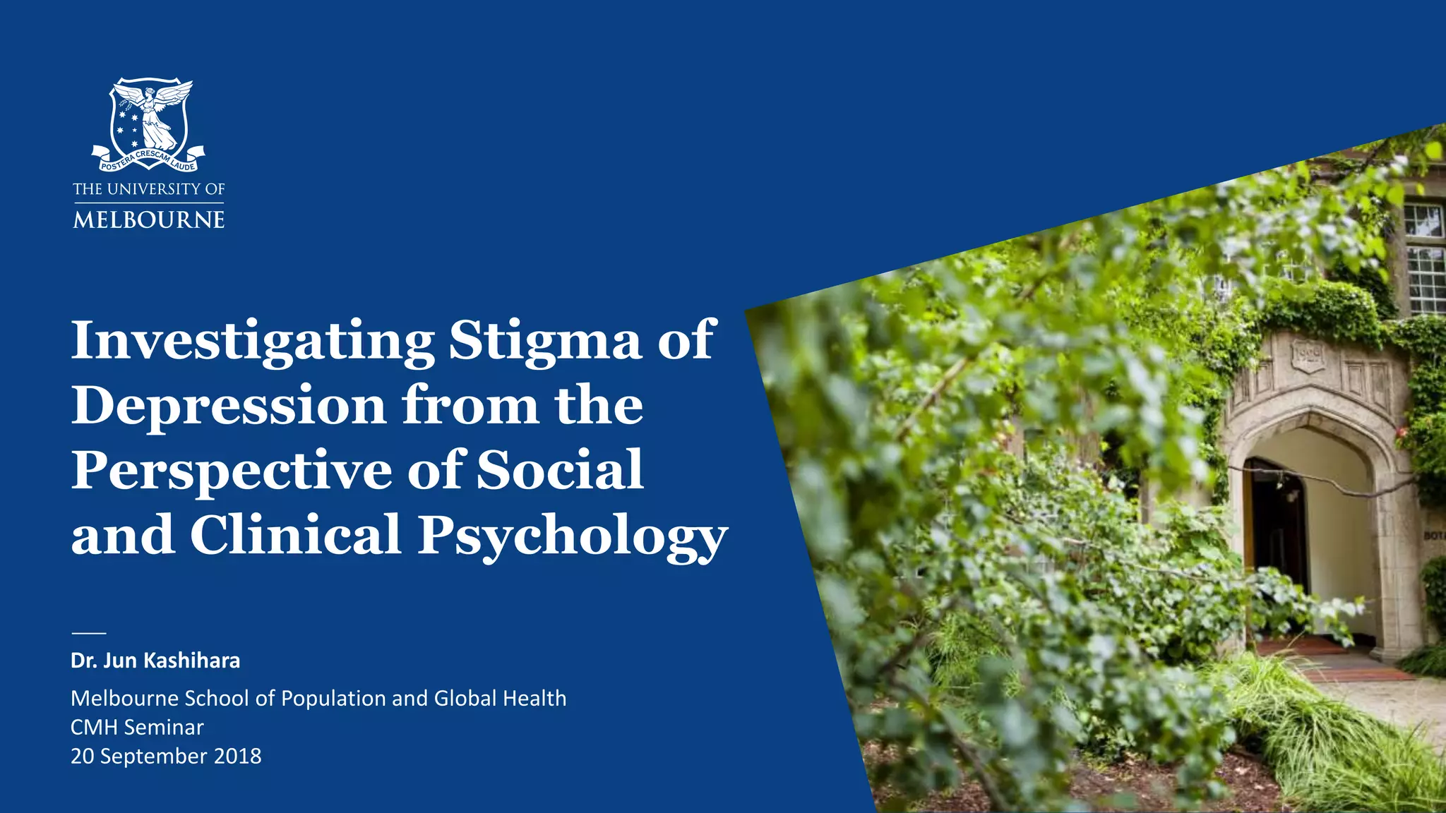 Investigating Stigma of Depression from the Perspective of Social and ...