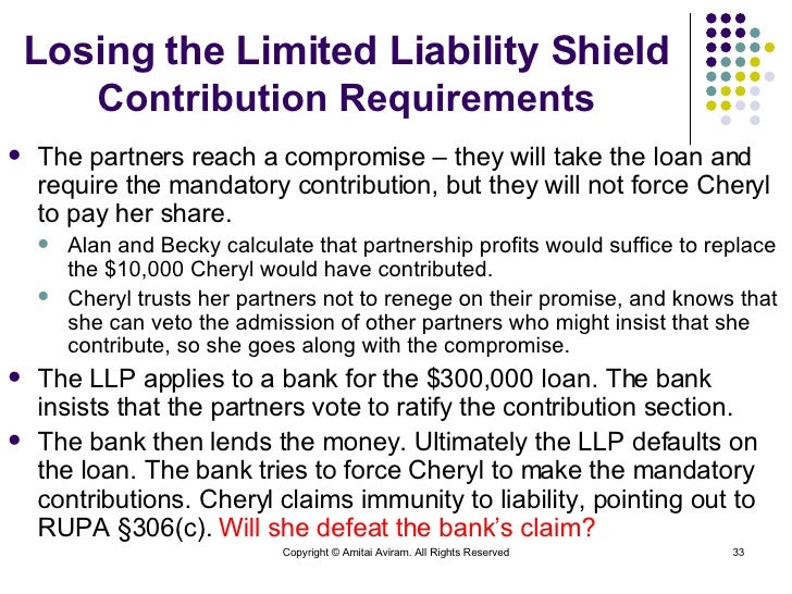 Unincorporated Business Entities Section - Limited Liability Partners…