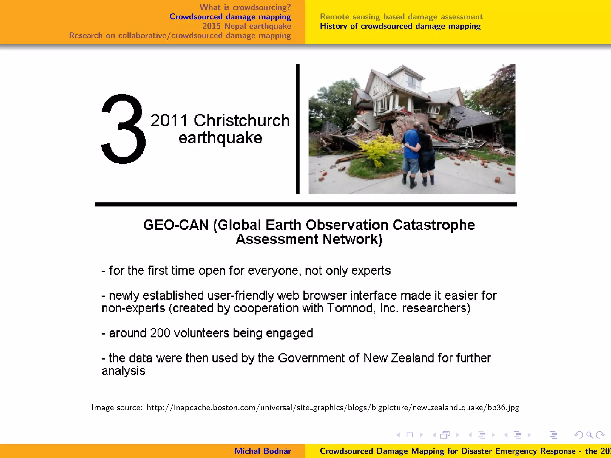 Crowdsource Damage Mapping for Disaster Emergency Response - the 2015 ...