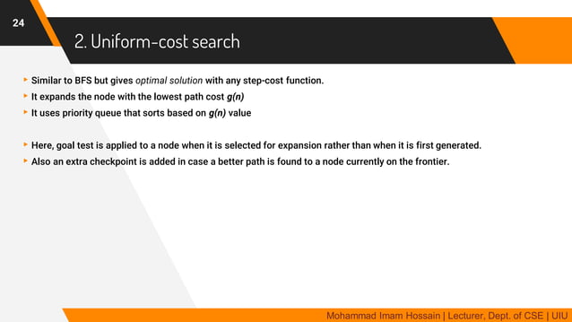 AI 3 | Uninformed Search | PDF