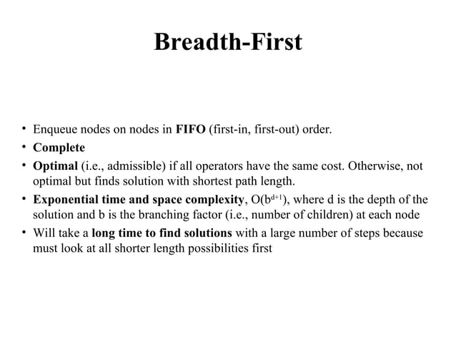 Uninformed Search basics - Artificial Intelligence - Anna University | PPT