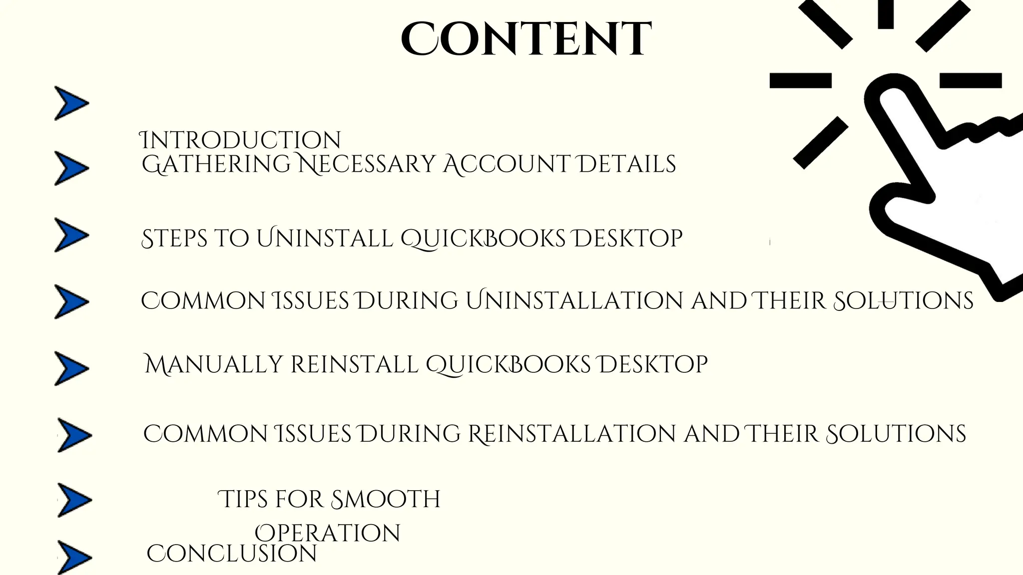 Uninstall And Reinstall Quickbooks Desktop Manually Pptx