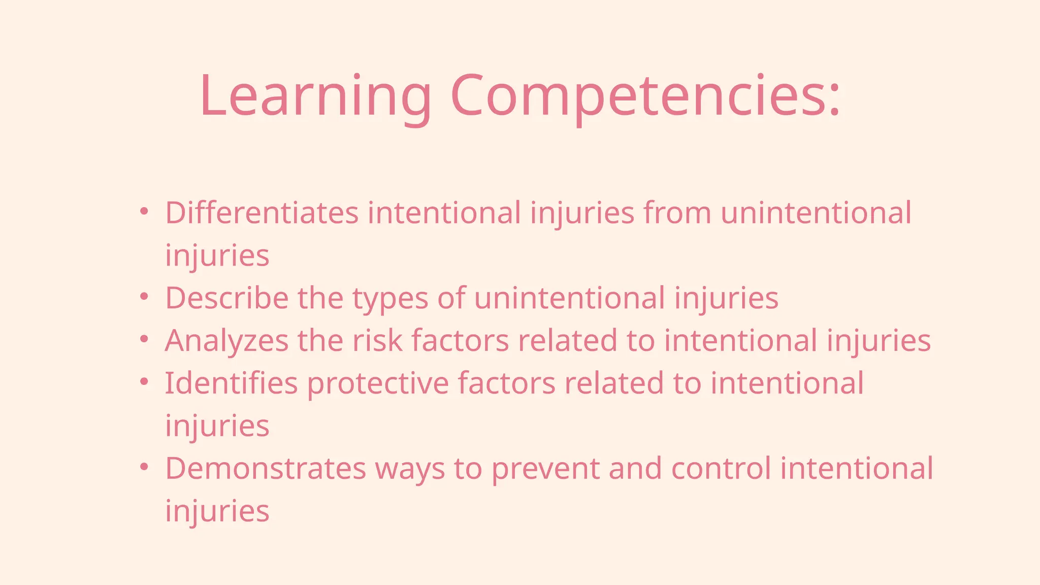 Unintentional injury, prevention, safety and first aid (1).pptx
