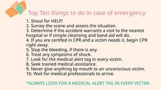 Unintentional injury, prevention, safety and first aid (1).pptx