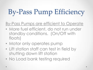 Uninterrupted lift station operation using by pass pump | PDF