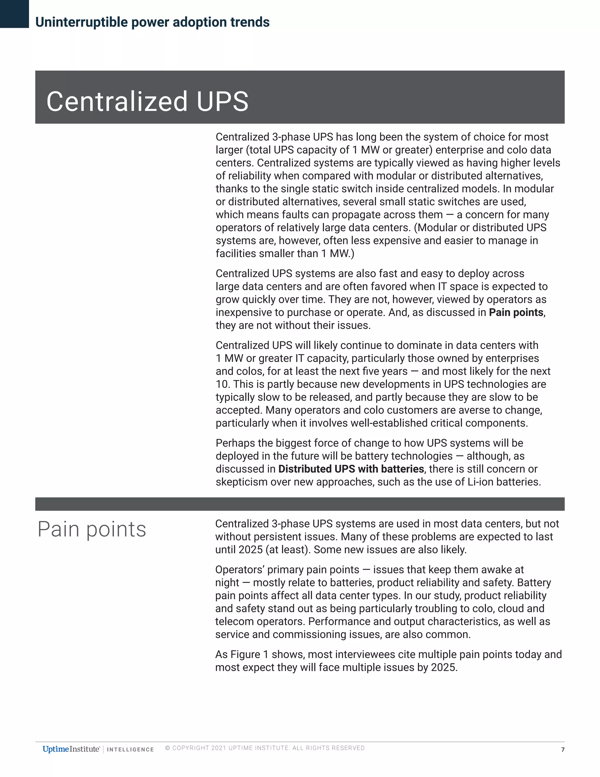 Uninterruptible power adoption trends to 2025 | PDF