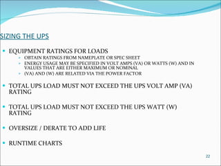 Uninterruptible power supplies ANR | PPT
