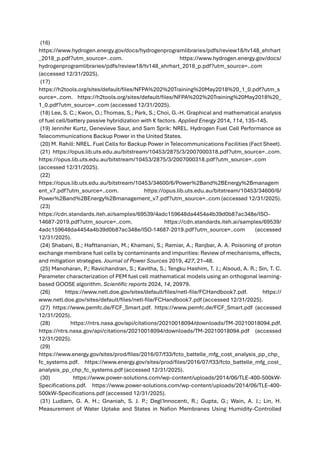 Techno-Environmental Assessment of Hydrogen Fuel-Cell UPS for 500 kW ...