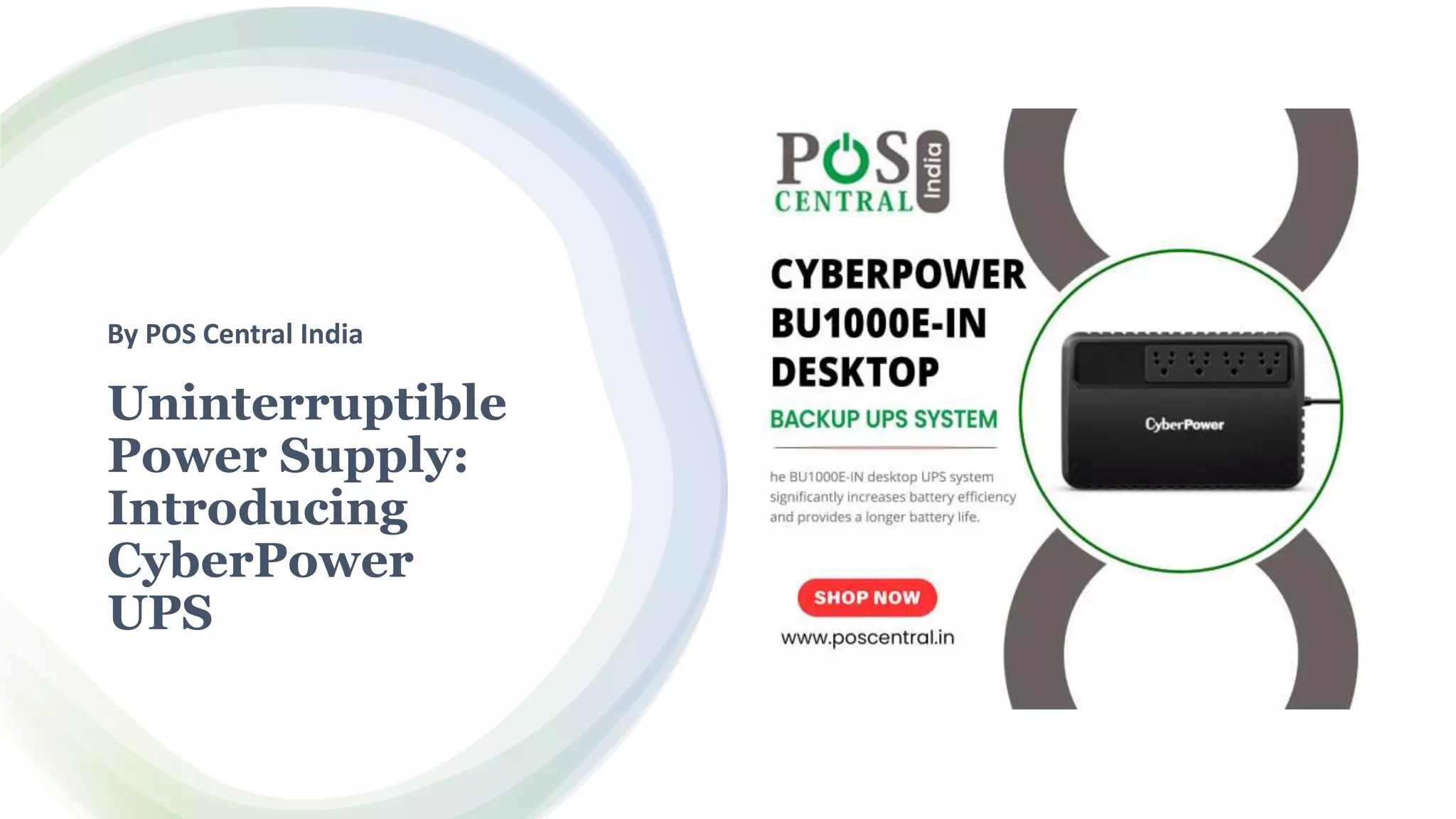 Uninterruptible Power Supply Introducing CyberPower UPS_.pptx