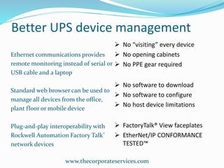 Uninterruptible power supply (ups) | PPTX
