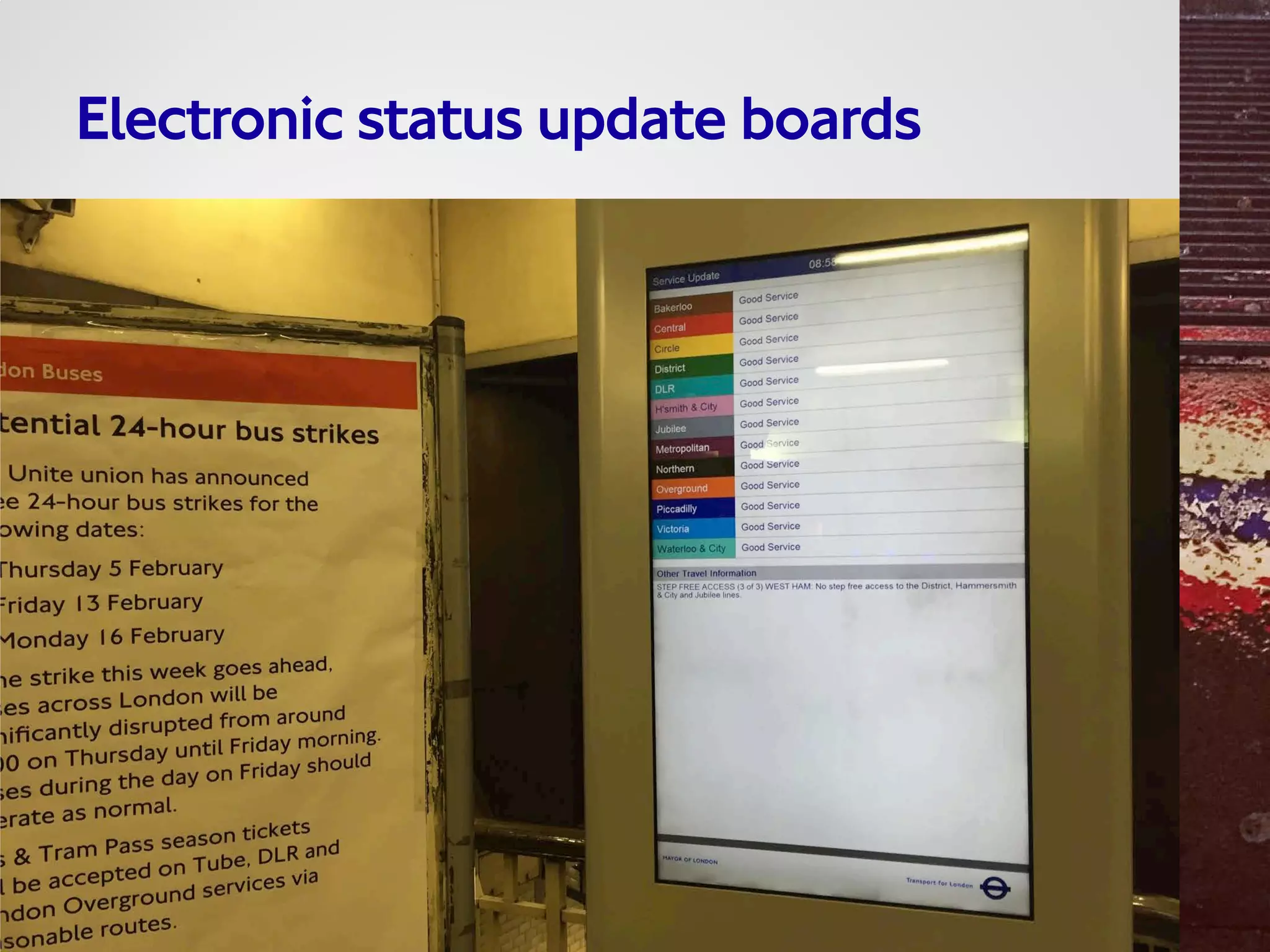 From GID to TfL via UX | PPT