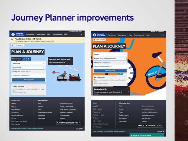 From GID to TfL via UX | PPT