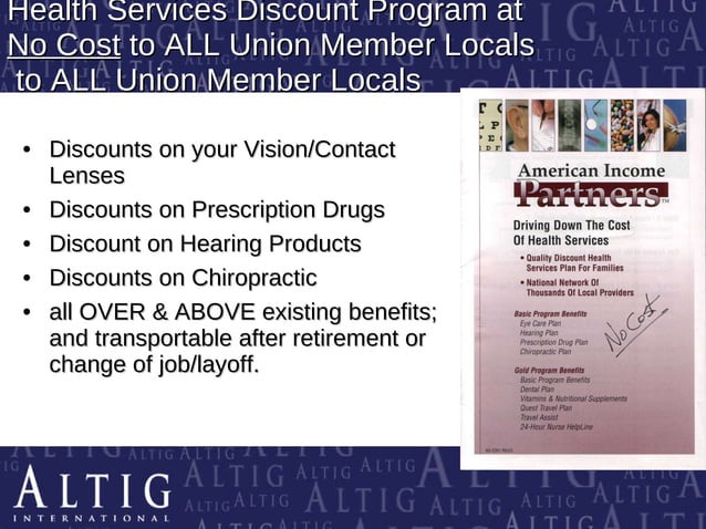 Union Member Benefits Open Enrollment | PPT