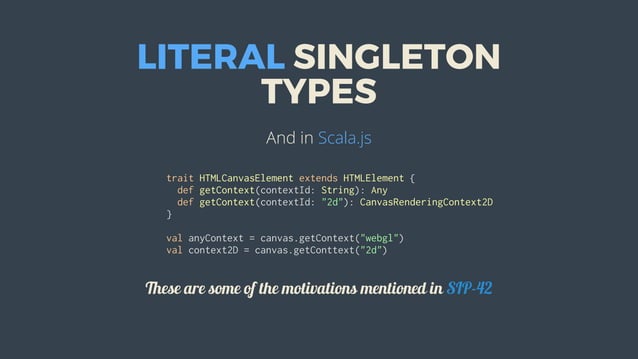 Union Types and Literal Singleton Types in Scala (and Typescript) | PDF