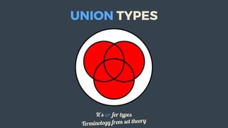 Union Types and Literal Singleton Types in Scala (and Typescript) | PDF