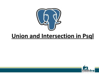Union and intersection | PPT