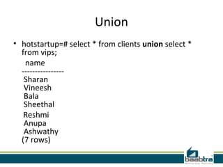 Union and intersection | PPT