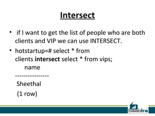 Union and intersection | PPT