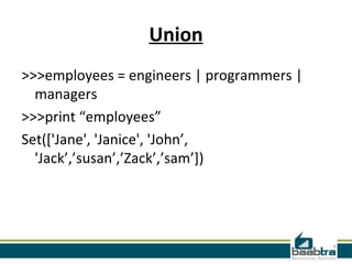 Union and intersection | PPT
