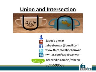 Union and intersection | PPT