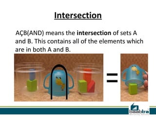 Union and intersection | PPT