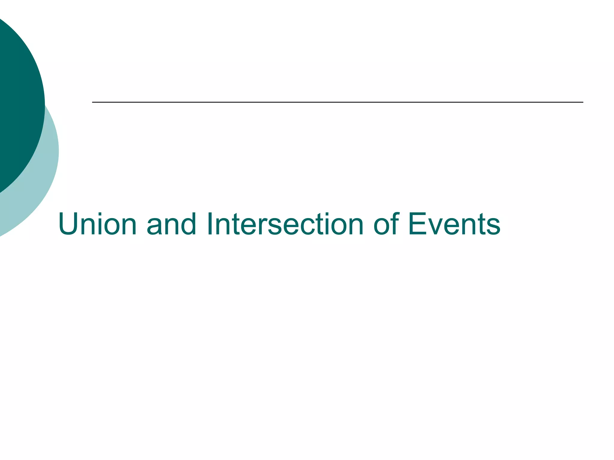 union and intersection of events.ppt