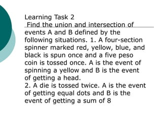 union and intersection of events.ppt