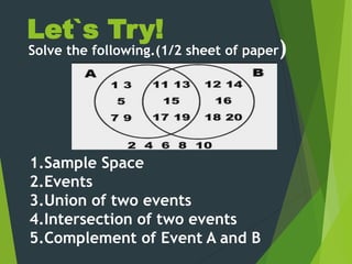 UNION AND INTERSECTION OF EVENTS by zoencute.pptx