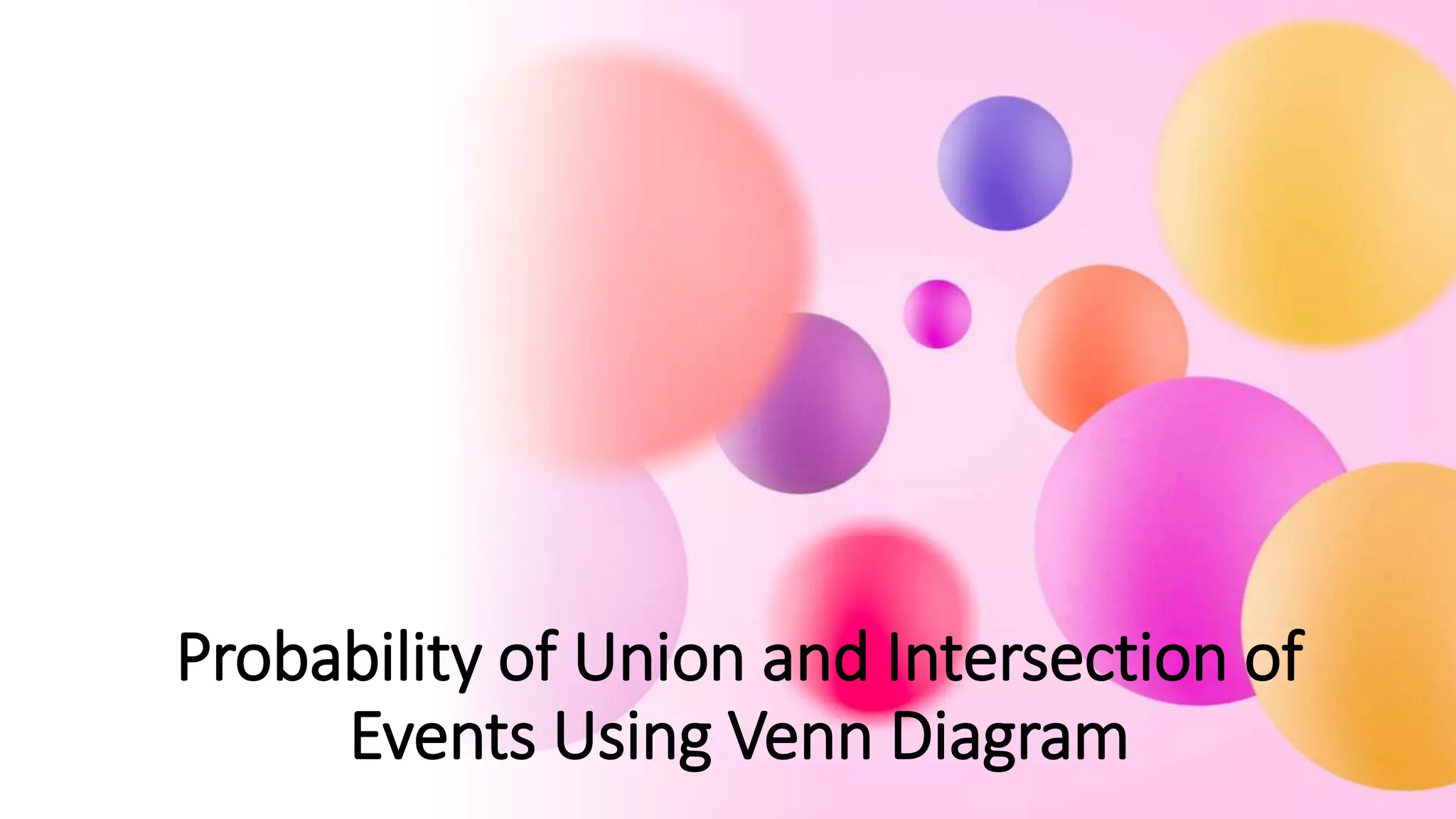 UNION AND INTERSECTION USING VENN DIAGRAM.pptx