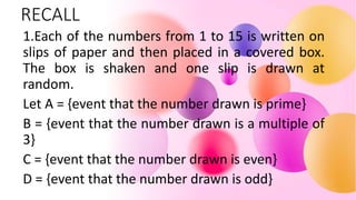 UNION AND INTERSECTION USING VENN DIAGRAM.pptx