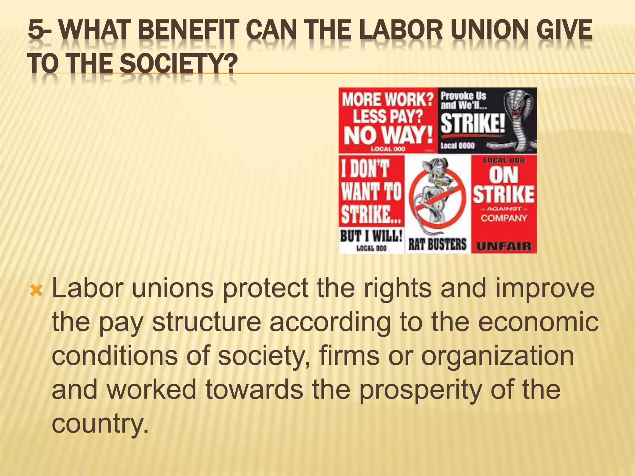Union and labor laws Presentation | PPTX