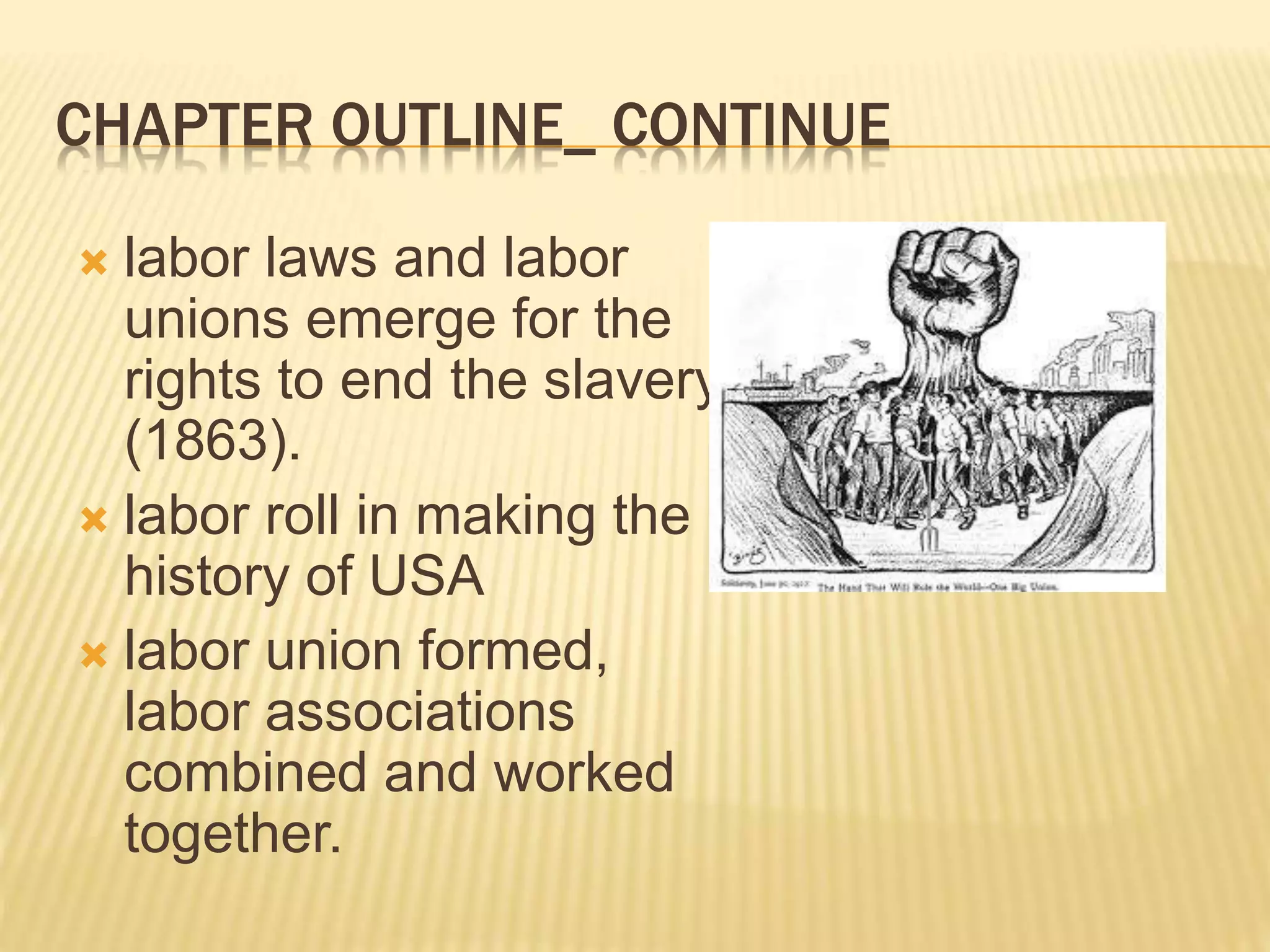 Union and labor laws Presentation | PPTX