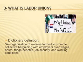 Union and labor laws Presentation | PPTX
