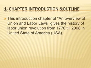 Union and labor laws Presentation | PPTX