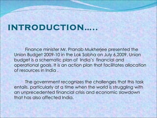 Union Budget..........Ppt..Final | PPT