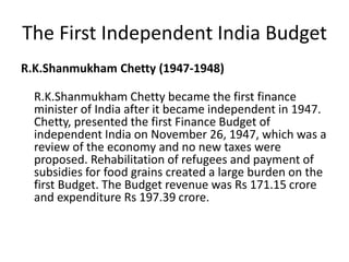 Union Budget 2020-2021 - Government of India | PPTX