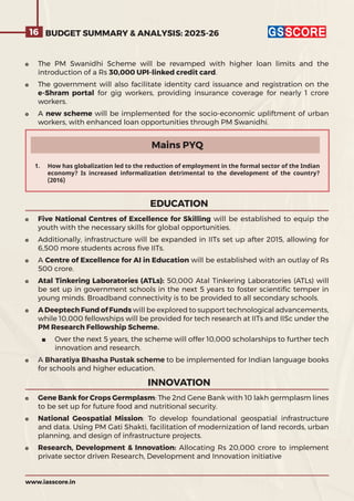 Union Budget 2025-26: Key Highlights & Analysis | PDF