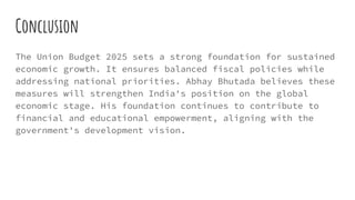 Union Budget 2025 Comprehensive Insights | PDF