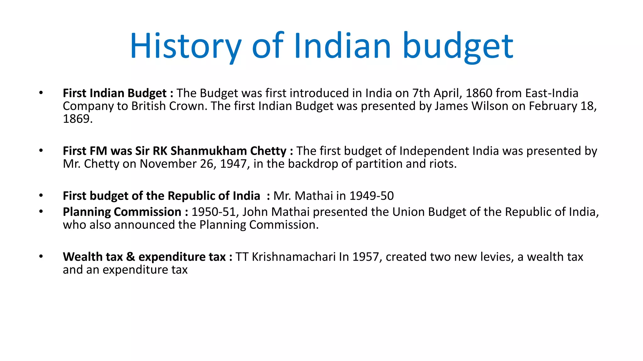 Union budget of india ppt by Rajneesh Chaturvedi | PPTX
